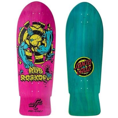 Shape Santa Cruz Roskopp 3 Reissue Old School Maple Rosa - Rosa | Netshoes