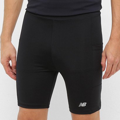 Short Compressão New Balance Masculino - Preto | Netshoes