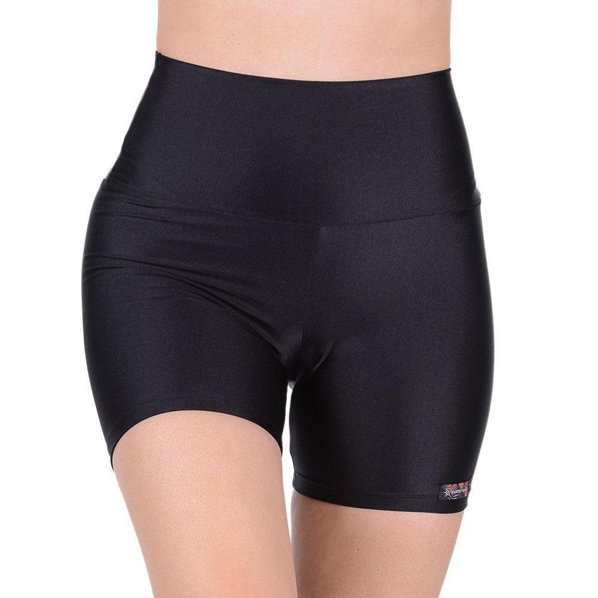 Short Curto Fitness Cós Alto Summer Soul - Preto | Netshoes