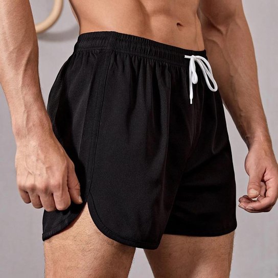 Short Ferzon Olimpo Para Treinos e Corridas Tactel Masculino - Preto ...