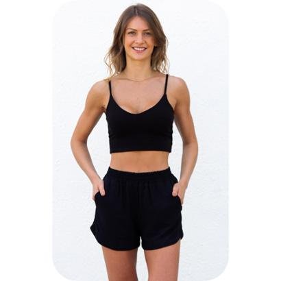 Short Preto - Preto | Netshoes