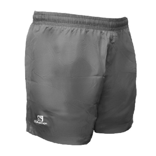 Short Salomon Race Long Masculino - Cinza | Netshoes