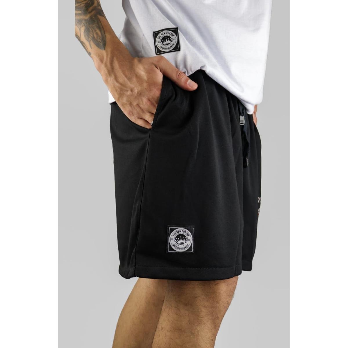 Short The New Custom Pantera Masculino - Preto | Netshoes