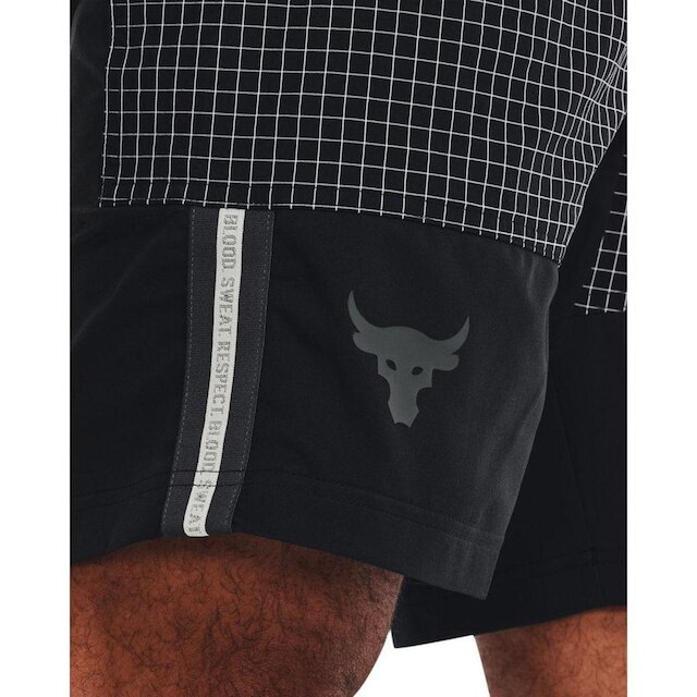 Shorts de Treino Masculino Under Armour Project Rock Unstop - Preto ...
