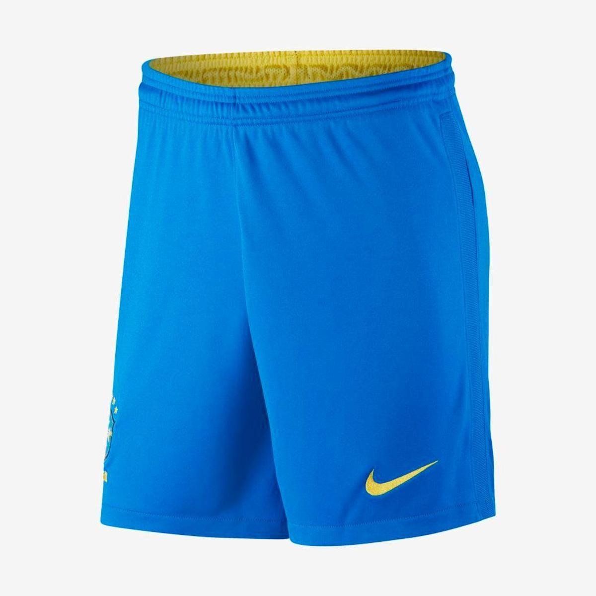 Shorts Nike Brasil 2020/21 Torcedor Pro Masculino - Azul | Netshoes