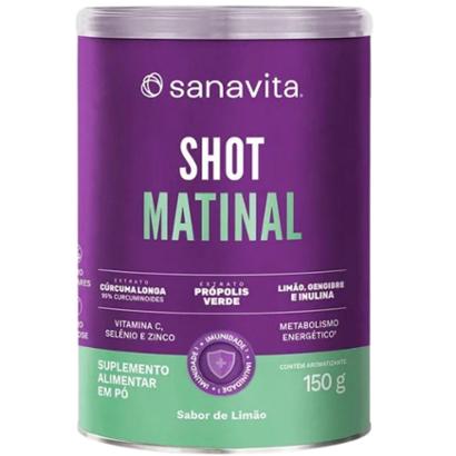 Shot Matinal Sanavita 150g Dose diária de Saúde e Bem Estar Imunidade e ...