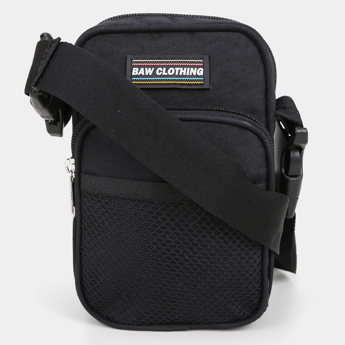 Shoulder Bag Baw Smashed Feminina - Preto | Netshoes