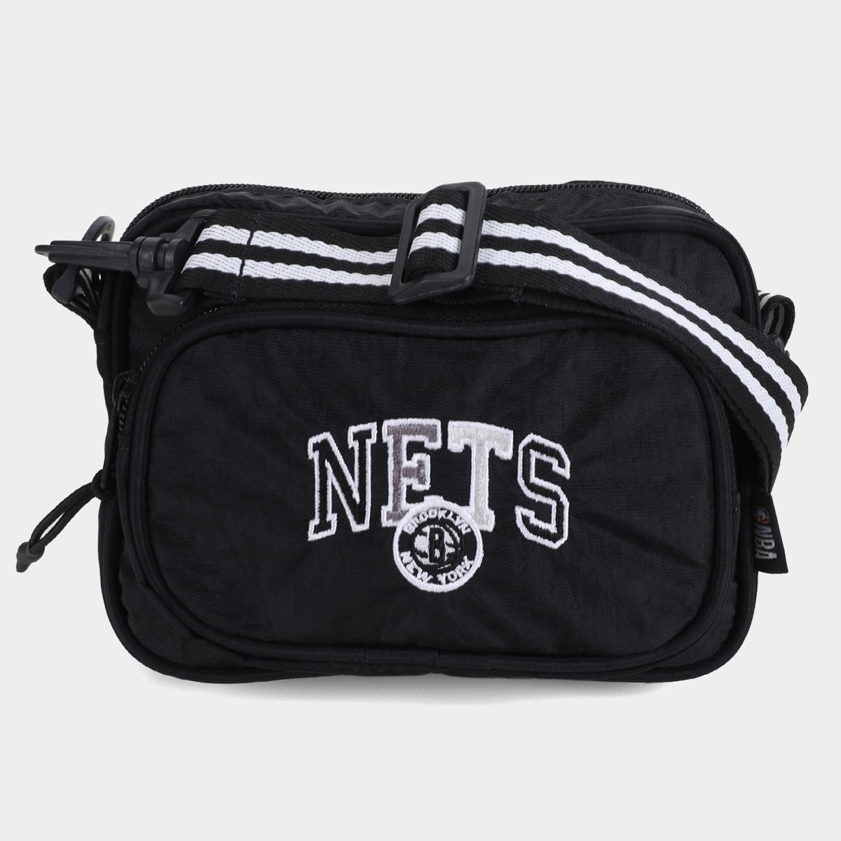 Shoulder Bag NBA Brooklyn Nets Masculina - Preto | Netshoes