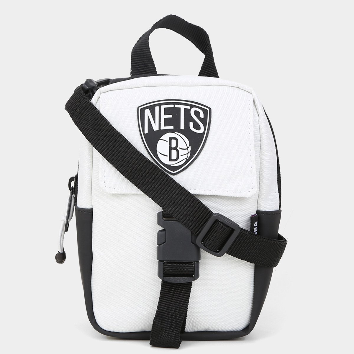 Shoulder Bag NBA Brooklyn Nets Masculina - Branco | Netshoes
