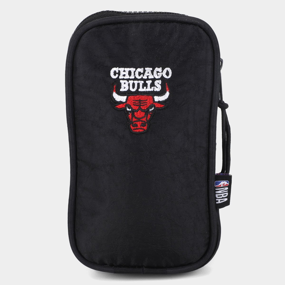 Shoulder Bag NBA Chicago Bulls Masculina - Preto | Netshoes