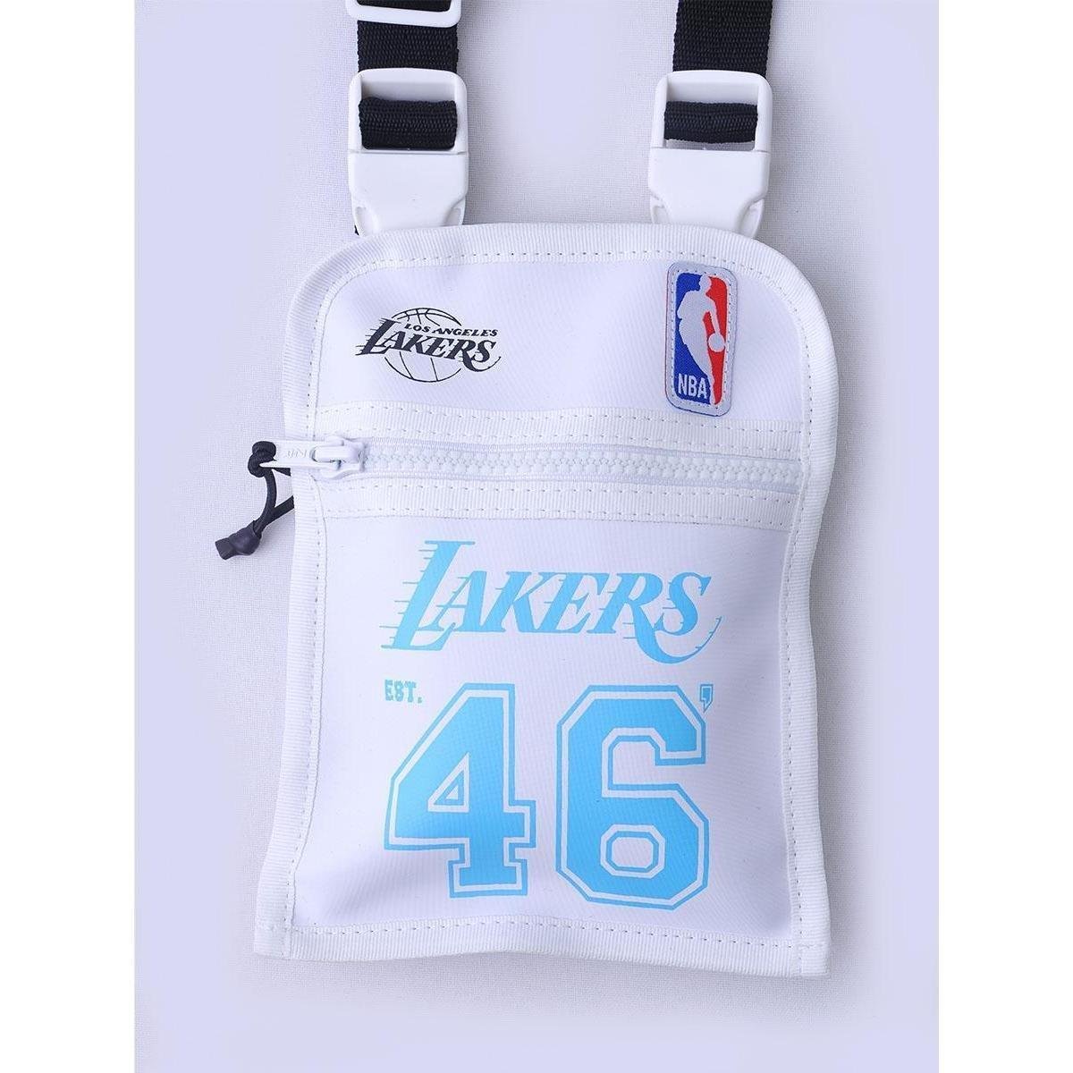 SHOULDER BAG NBA LOS ANGELES LAKERS - Branco | Netshoes