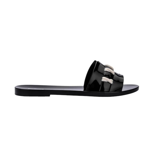 Slide Melissa Ana Ad Feminio - Preto | Netshoes