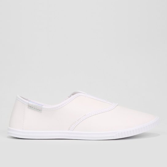 Slip On Beira Rio Casual Feminino - Branco | Netshoes