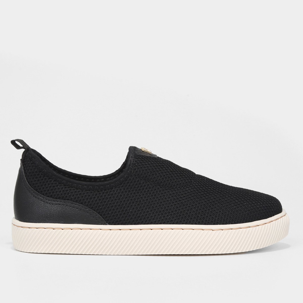 Slip On Modare Mesh Feminino - Preto | Netshoes
