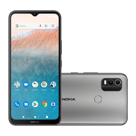 Smartphone Nokia C2 2nd Edition 4G 64GB 4GB RAM Tela 5,7 Câmera com IA ...
