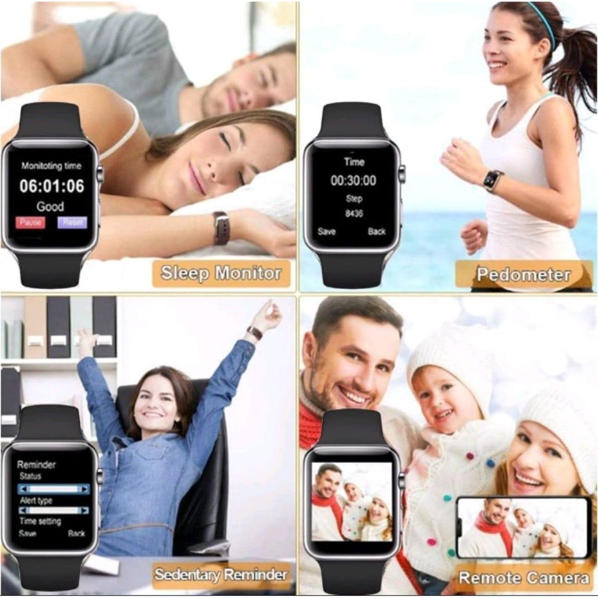 SmartWatch A1 Bluetooth Chip Android Cor:;Tamanho: Único; - Verde ...