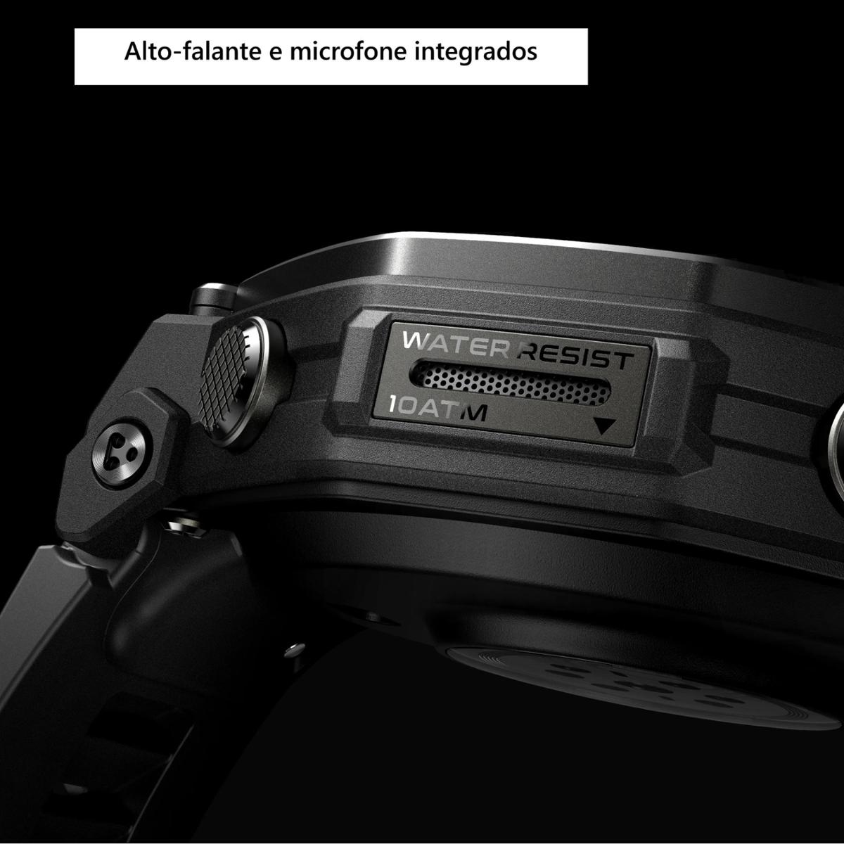Smartwatch Amazfit TREX 3 PRO Gps Integrado, Tela Amoled, Titânio 48mm ...