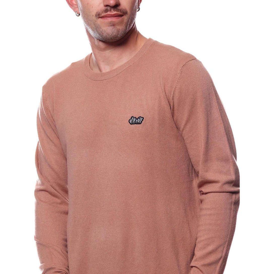 Suéter Bali Hai Tricot Bali Logo - Mostarda | Netshoes