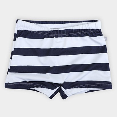 Sunga Boxer Infantil Hering Kids Com Proteção UV 50+ Toddler - Branco ...
