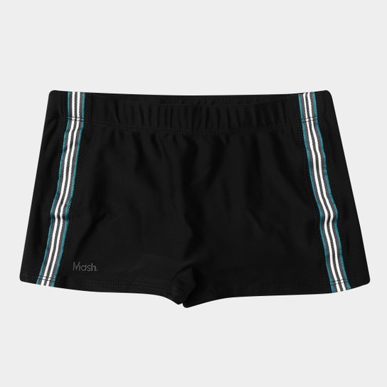 Sunga Boxer Infantil Mash Masculina - Preto | Netshoes