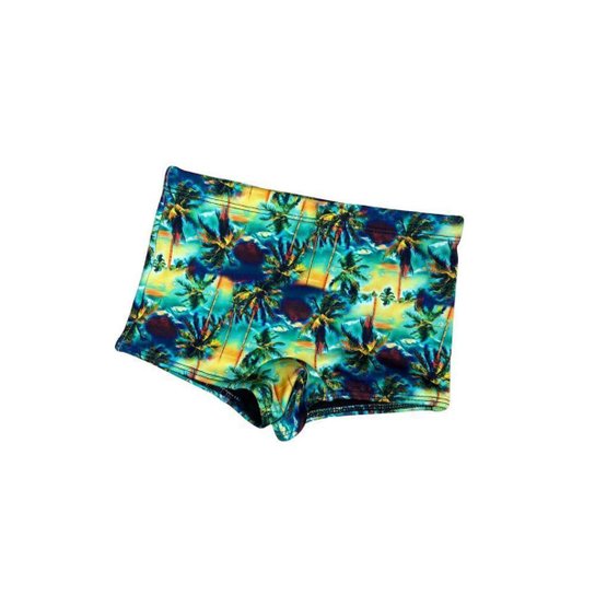 Sunga Boxer Infantil Mundo kids Moda Praia Piscina Original - Verde ...