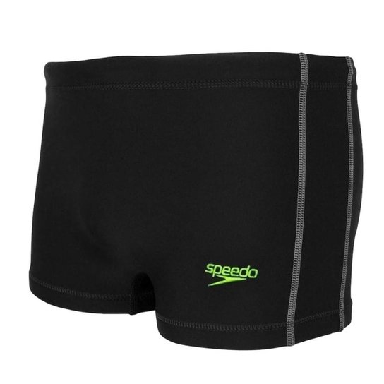 Sunga Boxer Speedo Hidroshort Contrast Masculina - Preto | Netshoes