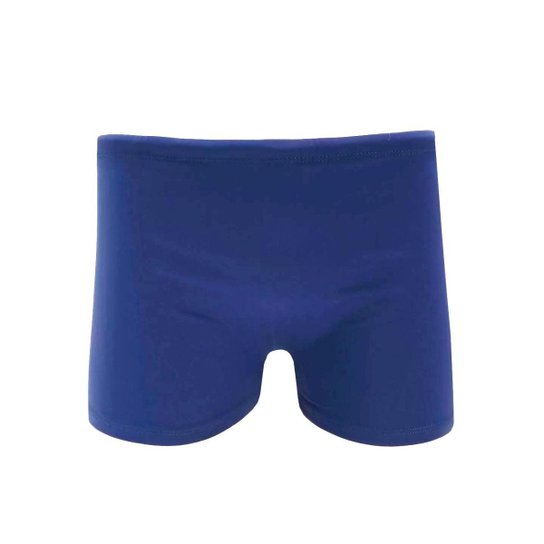 Sunga Calvin Klein Swimwear Boxer Vertical Logo Azul Marinho - Marinho ...