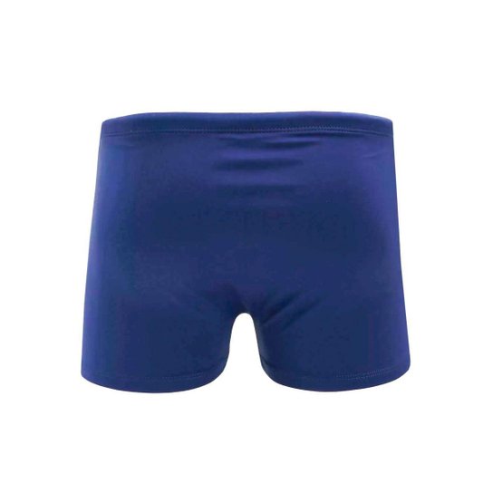 Sunga Calvin Klein Swimwear Boxer Vertical Logo Azul Marinho - Marinho ...