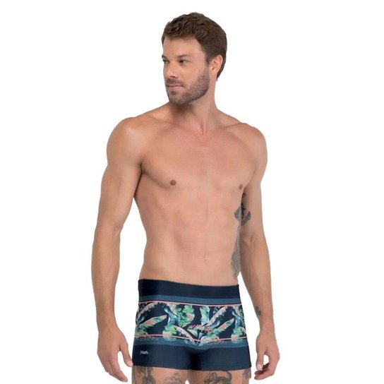 Sunga Mash Box Salh Masculina - Marinho | Netshoes