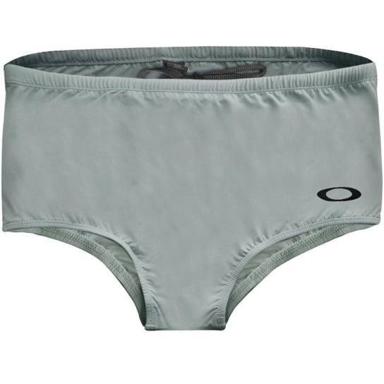 Sunga Oakley Basic Swim Trunk Cinza com Black Logo - Cinza | Netshoes
