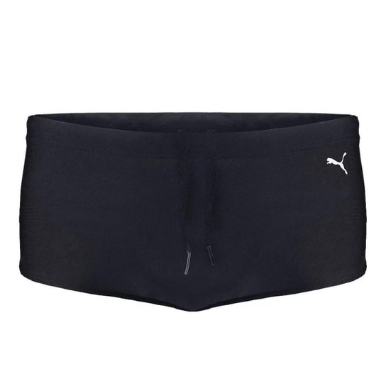 Sunga Puma Lateral Larga Masculina - Preto | Netshoes