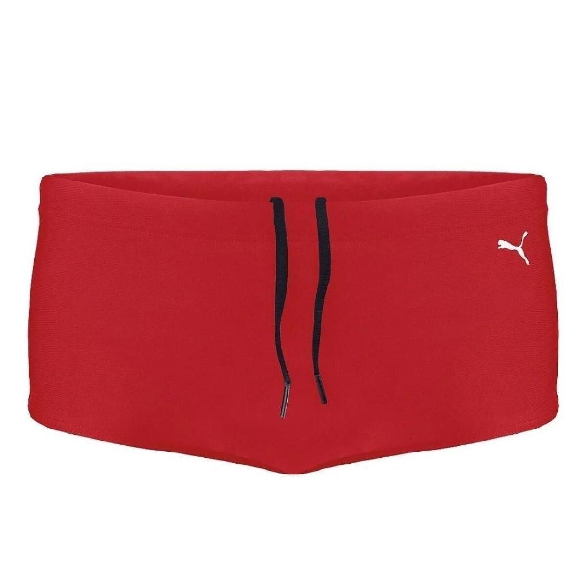 Sunga Puma Lateral Larga Masculina - Vermelho | Netshoes