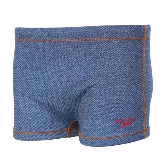 Sunga Speedo Boxer Denim Masculina - Azul | Netshoes