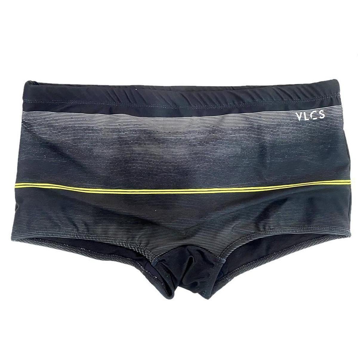 Sunga VLCS 18882 Listras Preto e Verde Masculino - Preto | Netshoes