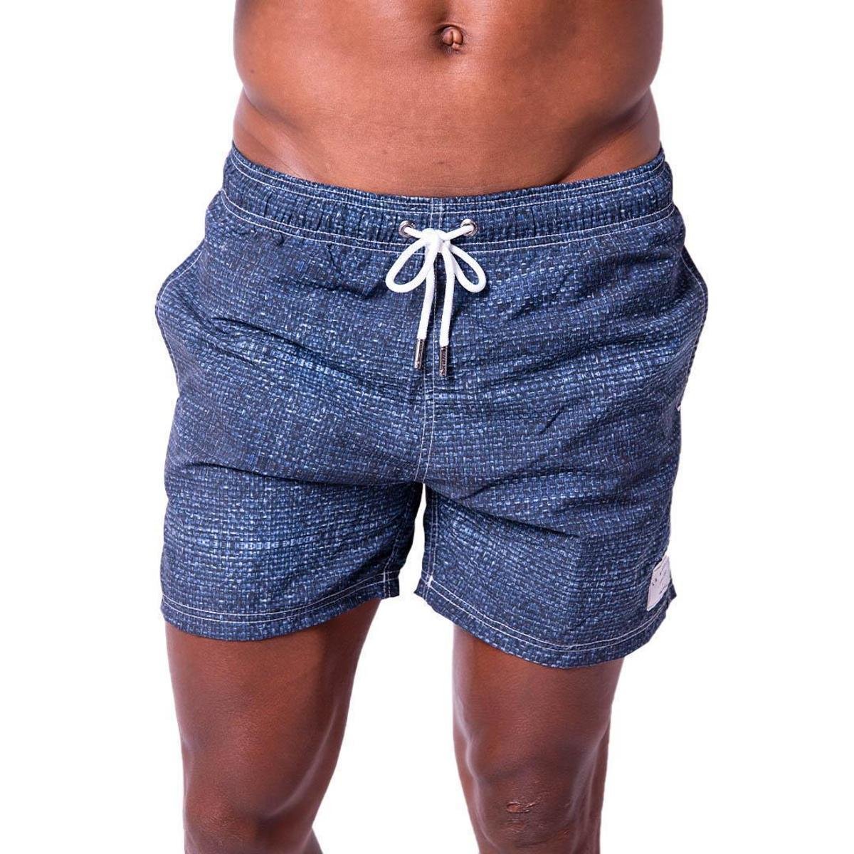 Swim Shorts Fabric Blue - Azul | Netshoes