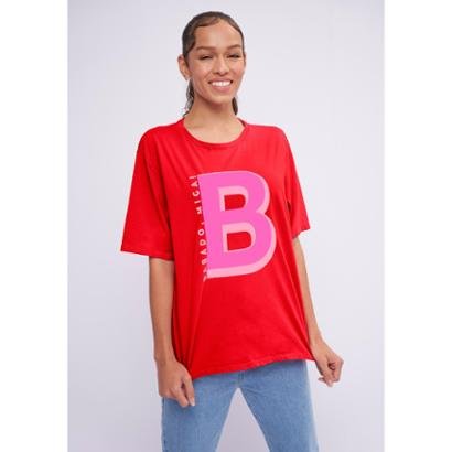 T-shirt Letra B My Favorite Things - Amarelo | Netshoes