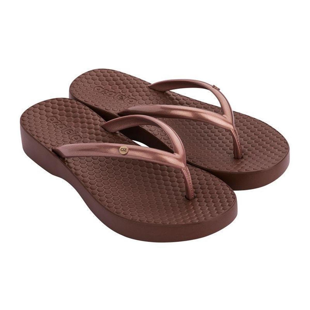 Tamanco Azaléia Bia Light - Produto Original - Marrom | Netshoes