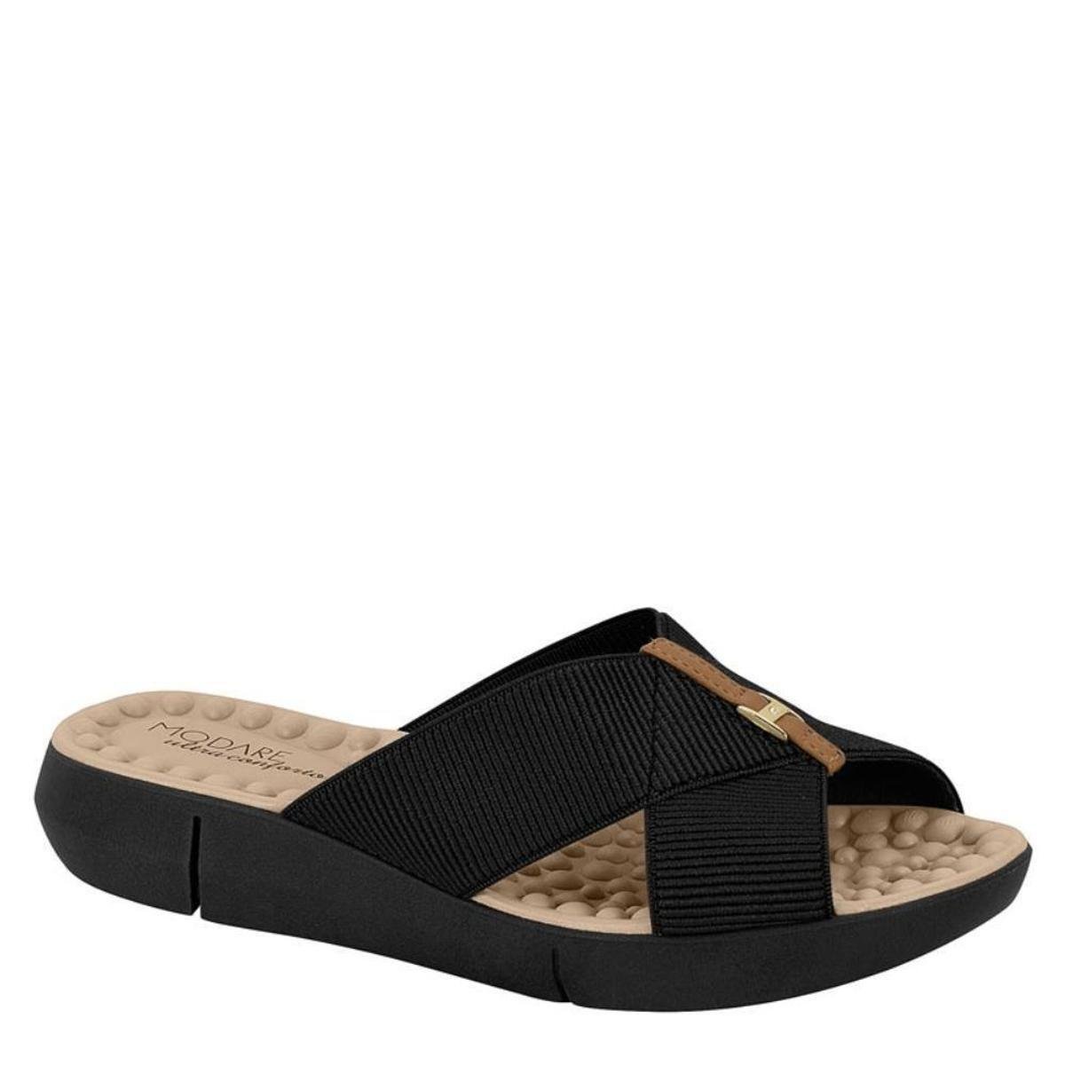 Tamanco Modare Elástico Ultraconforto 7142101 - Preto | Netshoes