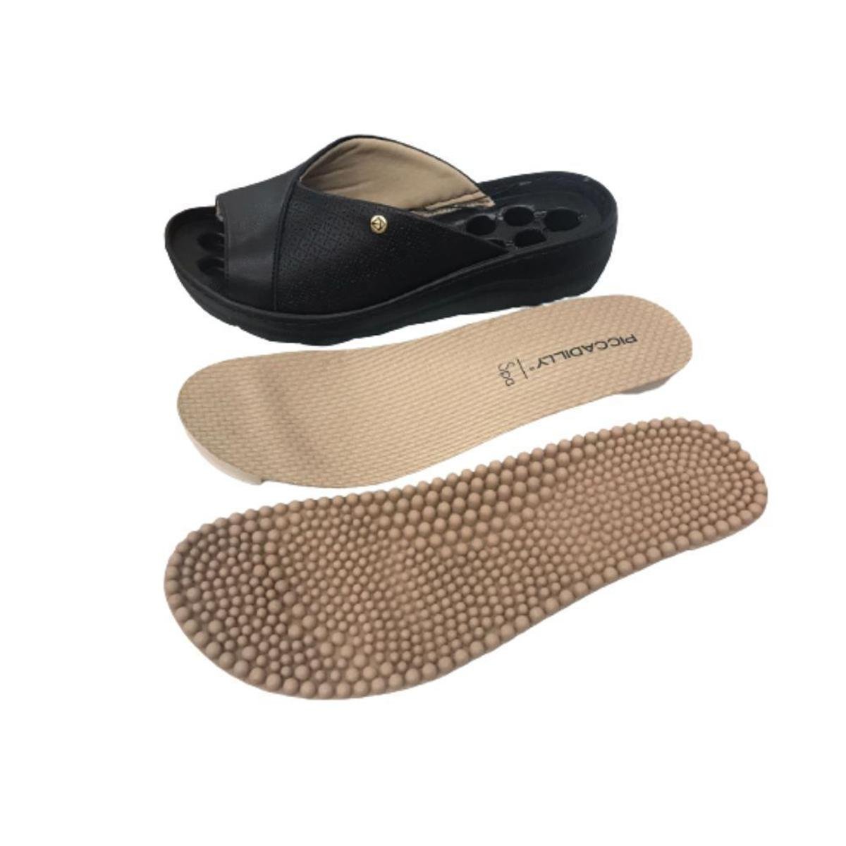 TAMANCO PICADILLY SPA REF:568056 FEMININO - Preto | Netshoes