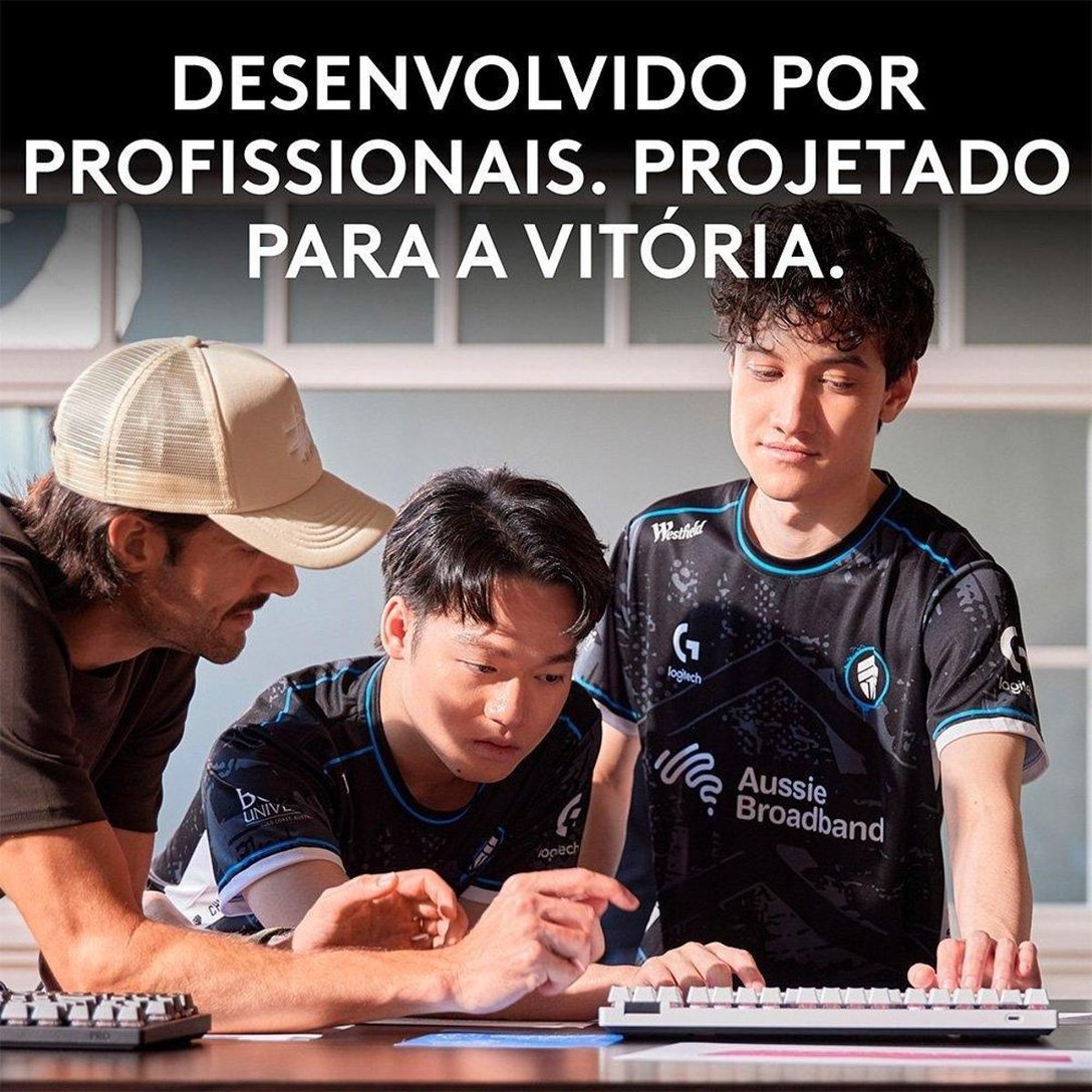 Teclado Gamer Logitech G PRO X TKL RAPID, Switches Magnético-analógicos ...