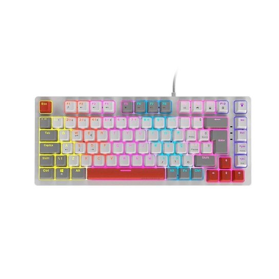 Teclado Gamer Mecânico PCYES Kirin 75%, Switch , Led Rainbow, USB ...