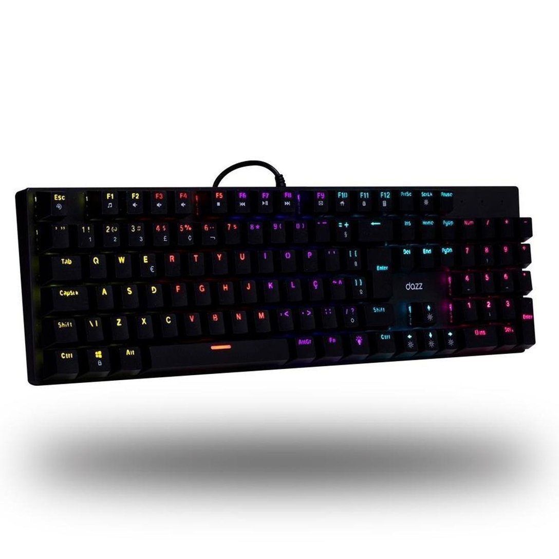 Teclado Mecânico Gamer Dazz Orion Essential, RGB, Switch YH Blue, ABNT2 ...