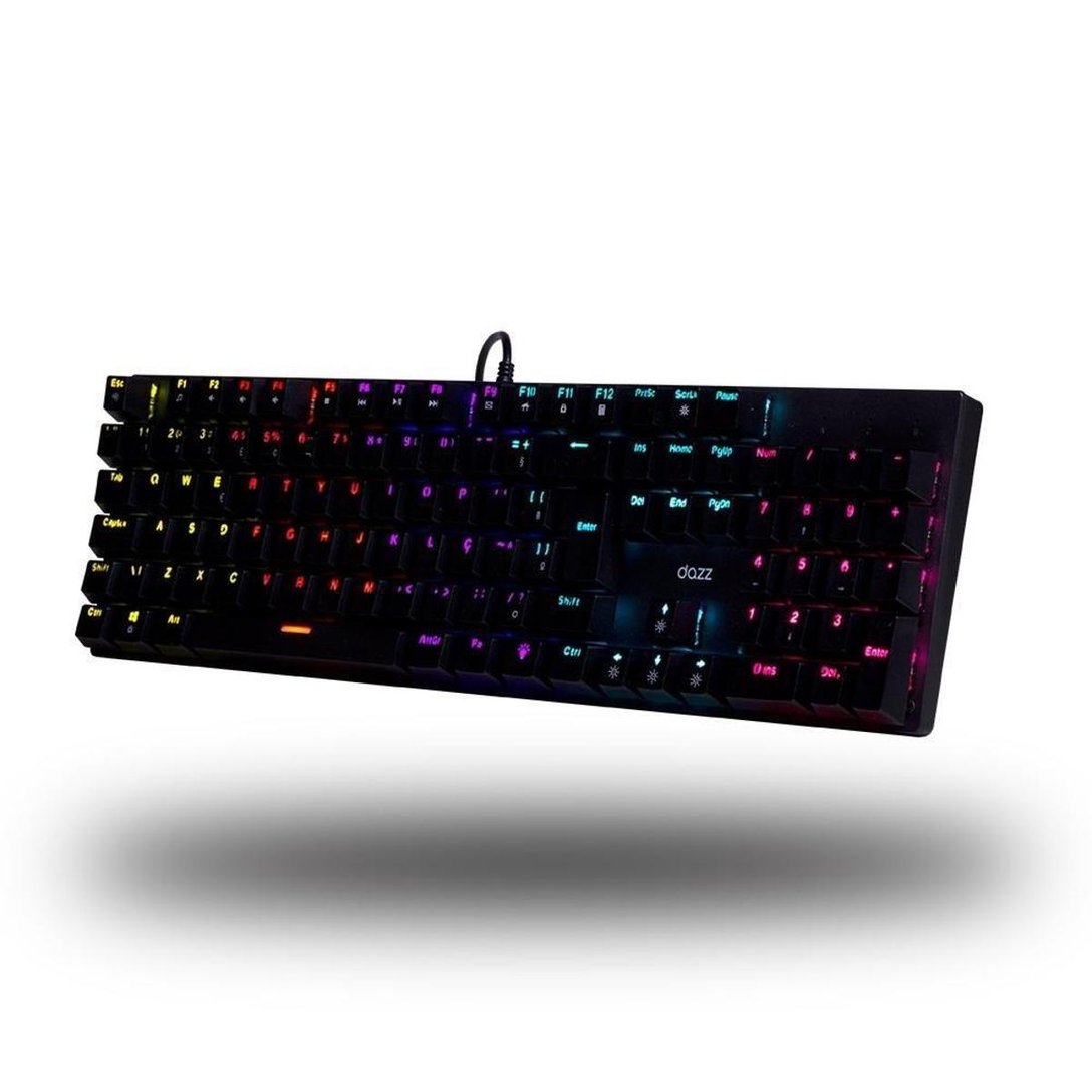 Teclado Mecânico Gamer Dazz Orion Essential, RGB, Switch YH Blue, ABNT2 ...