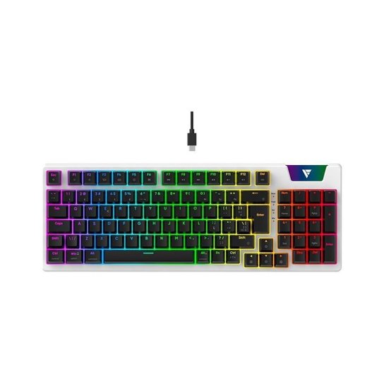 Teclado Mecanico Gamer Force One Atlas Pro, RGB, Switchs Huano Red ...