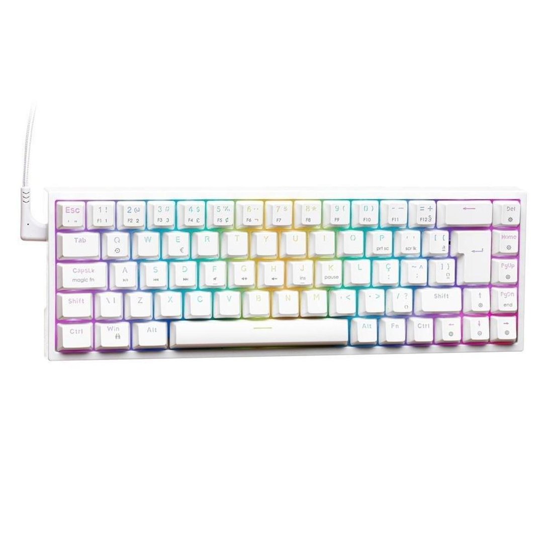 Teclado Mecânico Gamer Husky HailStorm, 65%, RGB, Switch Gateron Brown ...