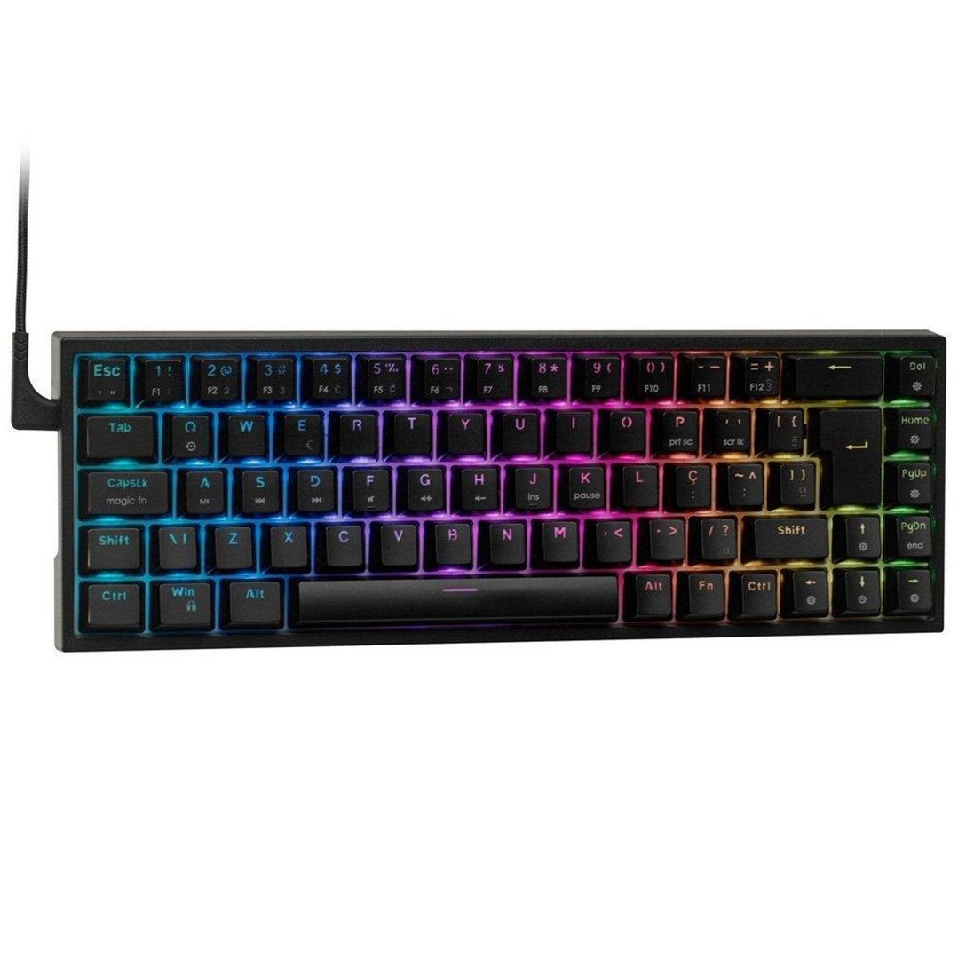 Teclado Mecânico Gamer Husky HailStorm, 65%, RGB, Switch Gateron Red ...