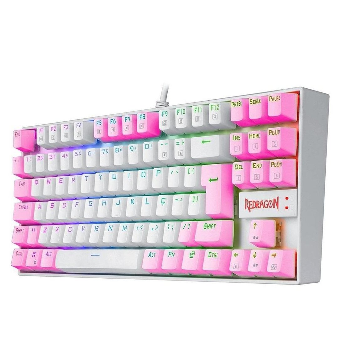 Teclado Mecânico Gamer Redragon Kumara, RGB, Switch Brown, ABNT2, e - K552WP-RGB (PT-BROWN ...