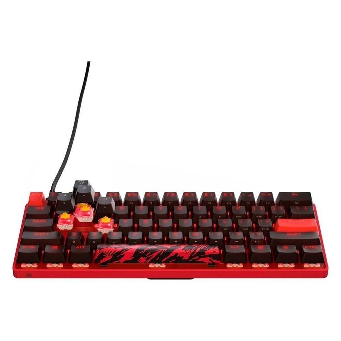 Teclado Óptico Gamer Steelseries Apex 9 Mini Edição Faze Clan, RGB ...