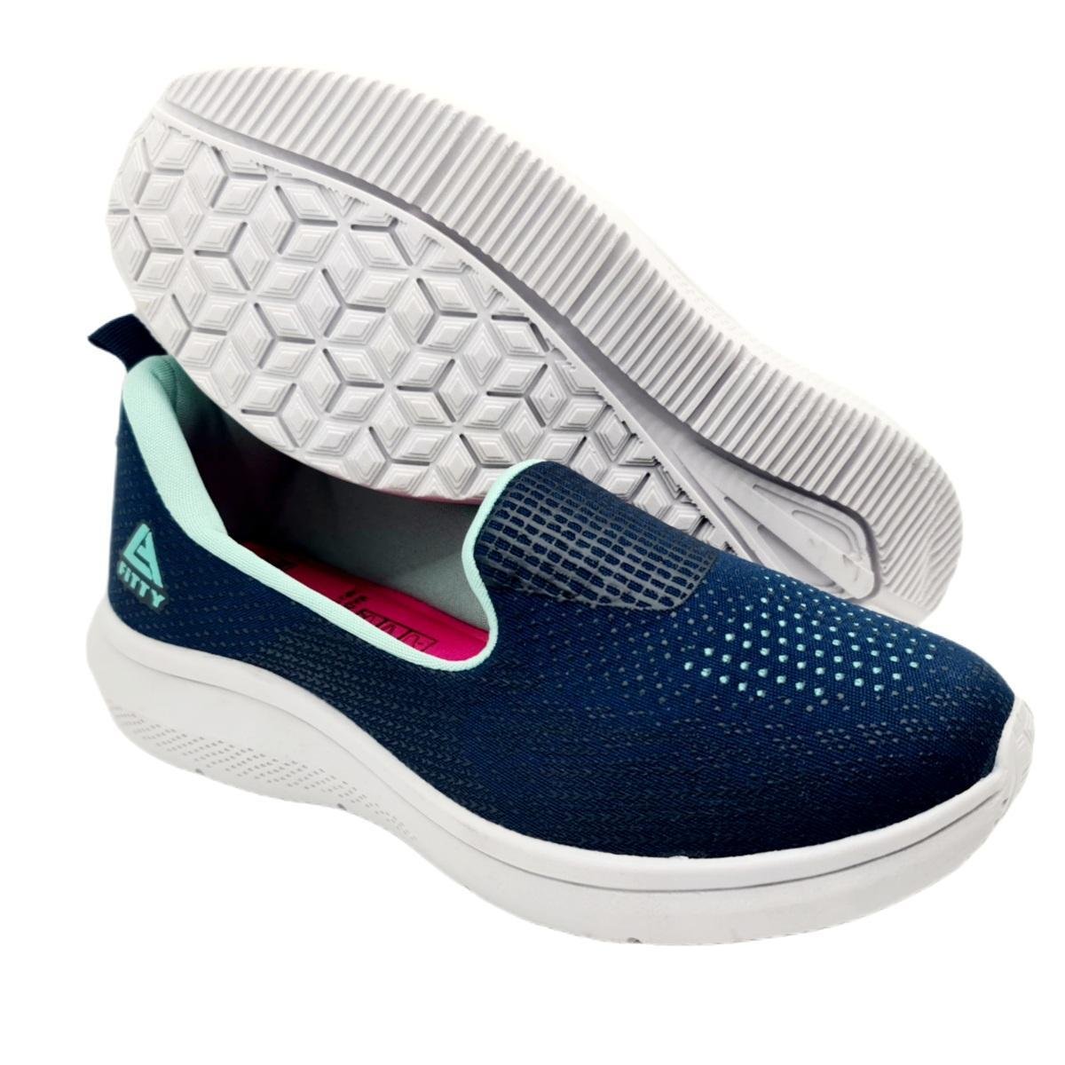 Tênis Academia Ortopédico Fitty Confortável Esporão Facite Joanete Cor ...