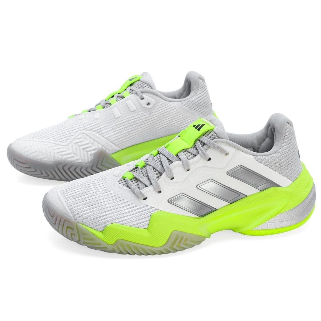 Tênis Adidas Barricade 13 - All Court - Branco Cinza E Limão - Branco ...